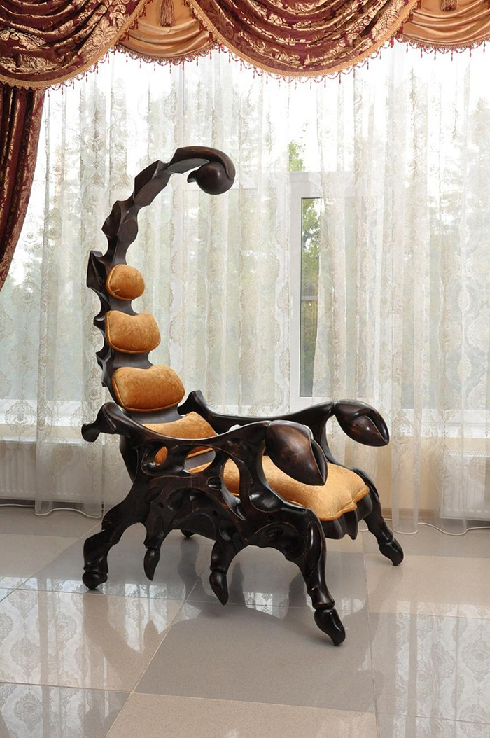 Scorpion Chair By Vyacheslav Pakhomov For Your Inner Evil Genius – MOST ...