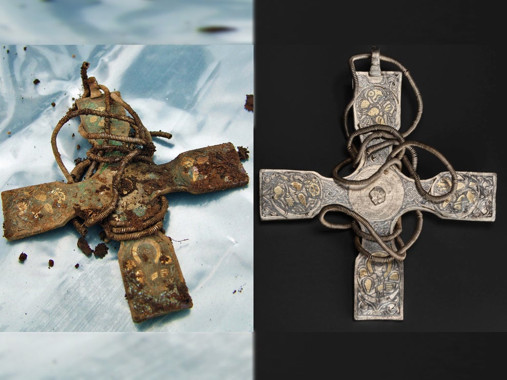 Spectacular Anglo-Saxon cross that 'belonged to a king' is finally ...